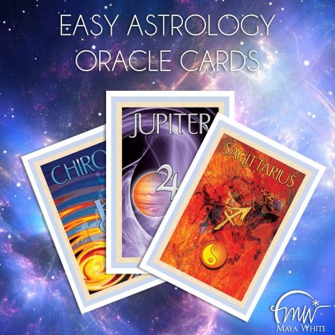 Easy Astrology Oracle Cards ⋆ Maya White ~ AstroCartoGraphy Certified